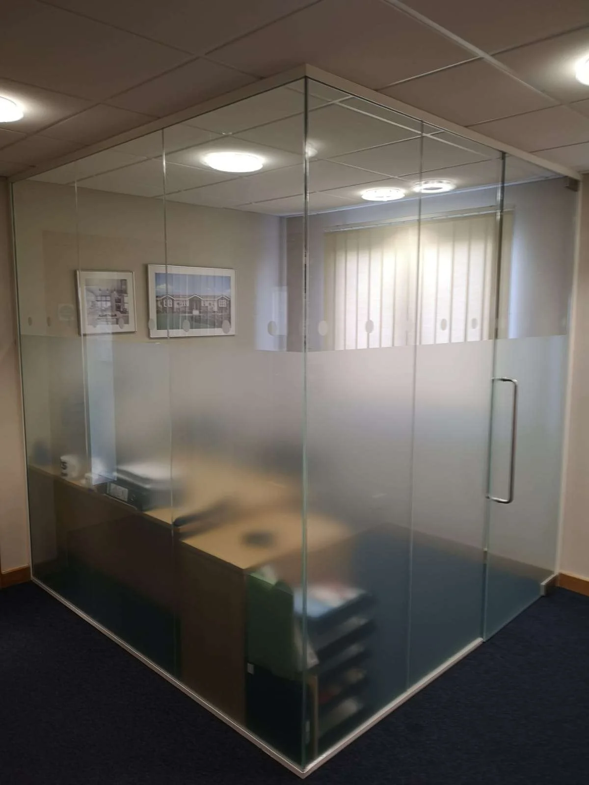 Glass Office Partition Walls