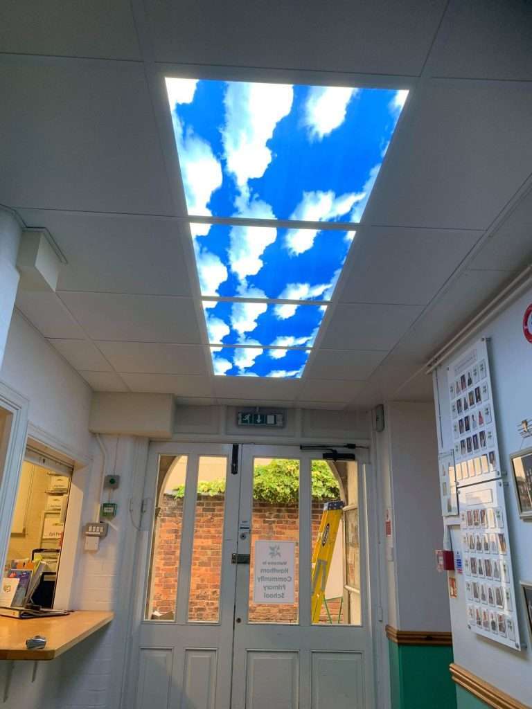 Suspended Ceiling Led Skylights Installation | Manor Interior Solutions